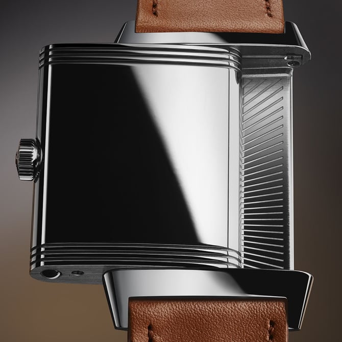 Stainless Steel Watch Manual Winding Reverso Tribute Monoface Q7168420 ...