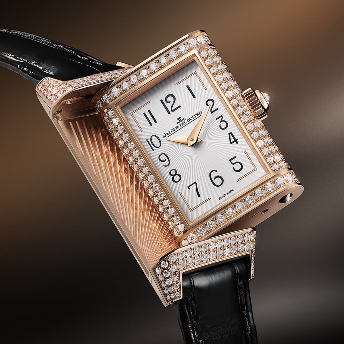 Rose Gold Ladies Watch Reverso One Duetto Jewellery q336247j | Jaeger ...