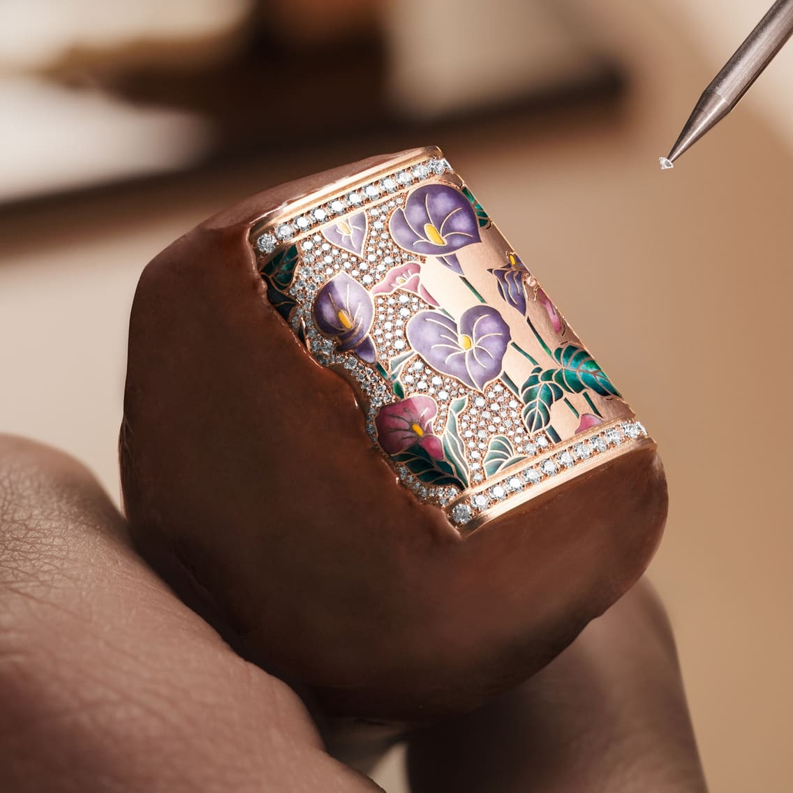 Pink Gold Reverso One Precious Flowers Women Watch Q3292435 | Jaeger ...