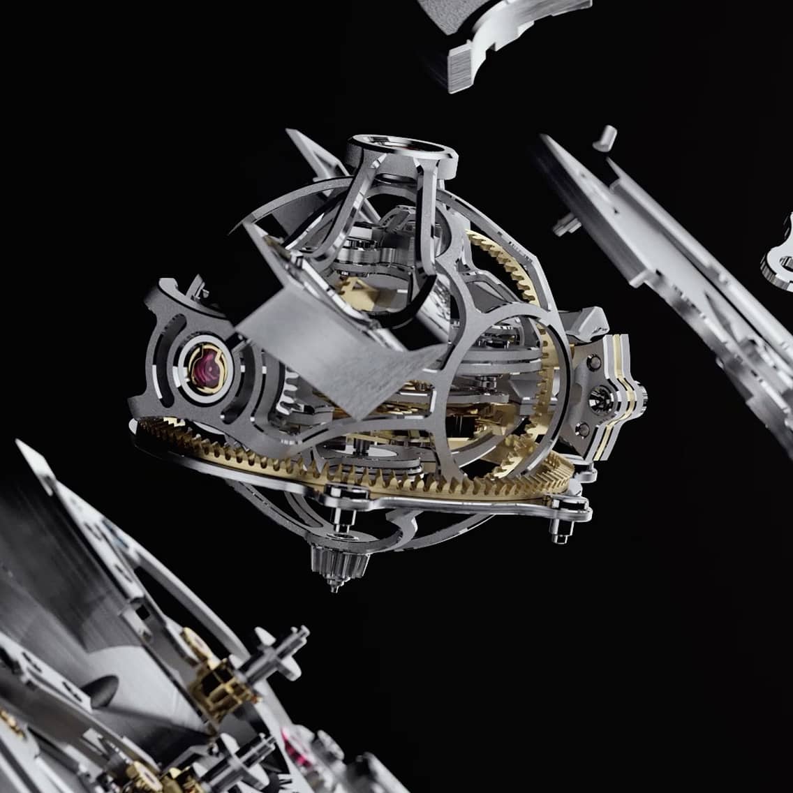 Multi-axis tourbillon timepiece | Gyrotourbillon Jaeger-LeCoultre