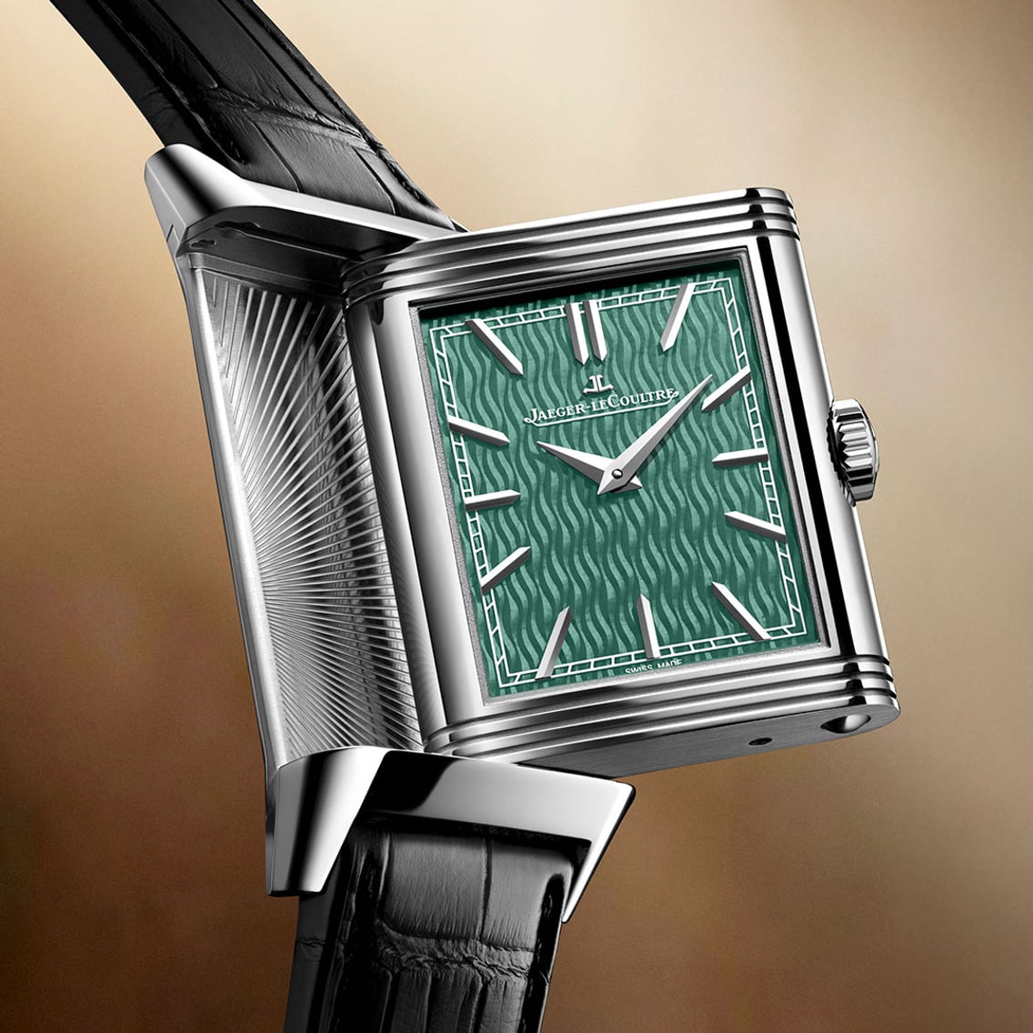 White Gold Reverso Tribute Enamel Man Watch Q39334S3 | Jaeger-LeCoultre