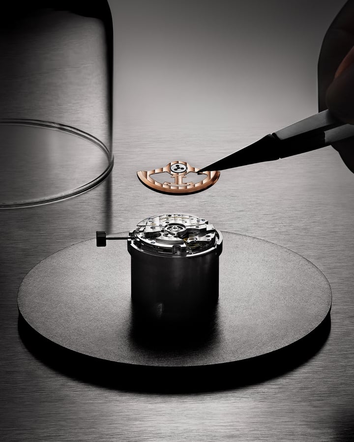 Rose Gold Men Watch Automatic, Automatic winding Master Control ...