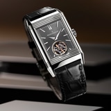Stainless Steel Watch Manual Winding Reverso Tribute Monoface Q7168420 ...