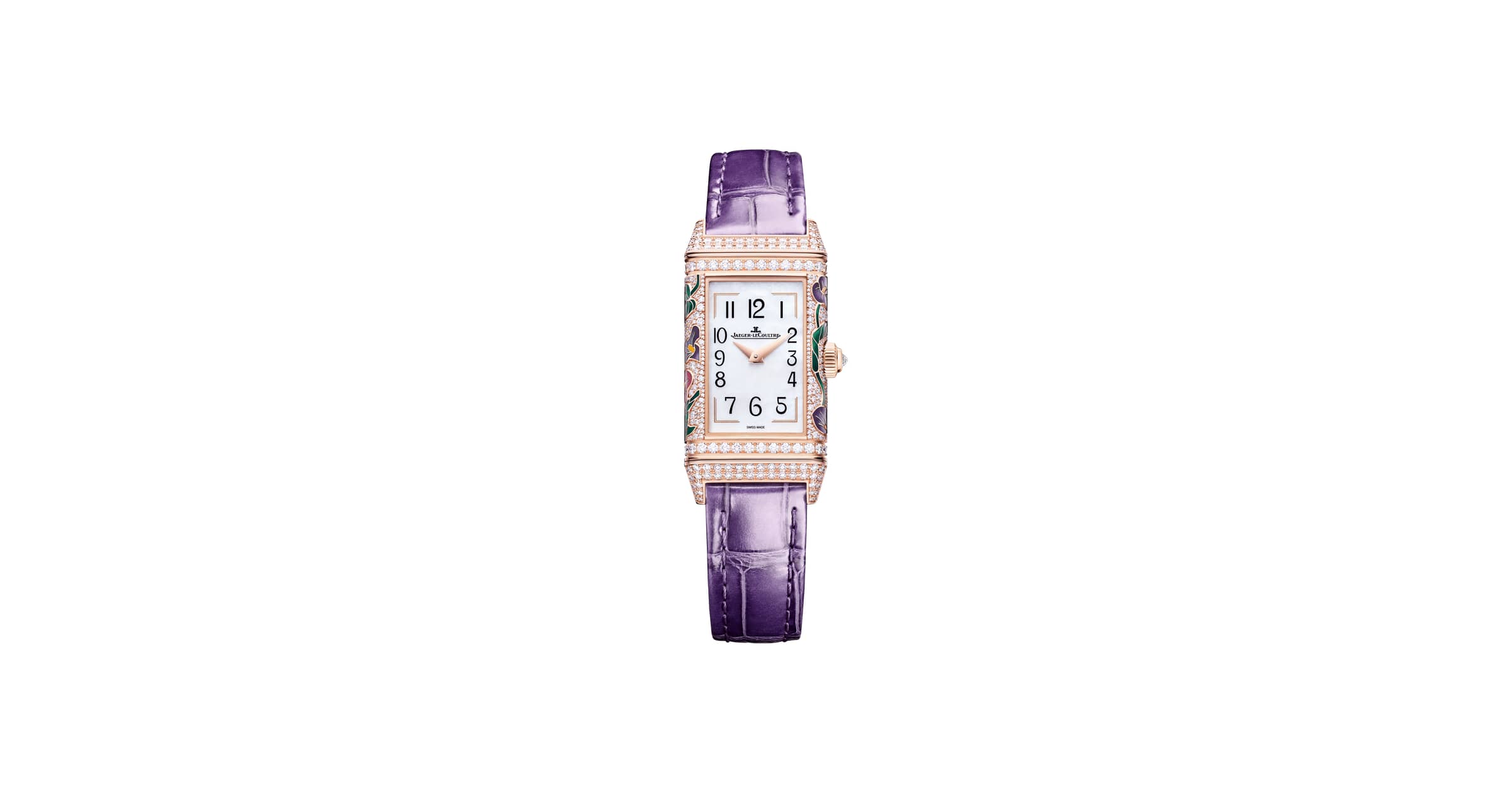 Pink Gold Reverso One Precious Flowers Women Watch Q3292435 | Jaeger ...