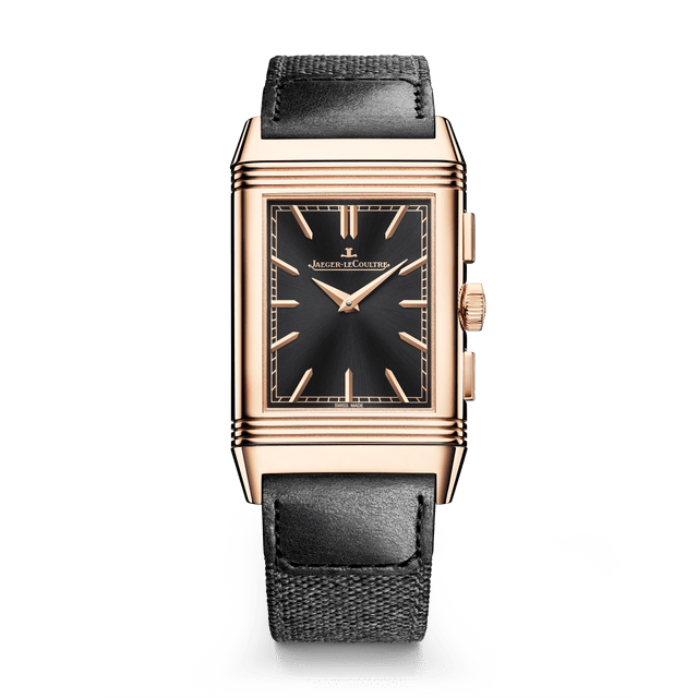 Rose Gold Men Watch Manual winding Reverso Tribute Small Seconds ...