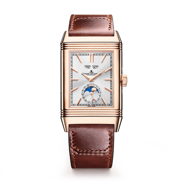 Pink Gold Men Watch Manual winding Reverso Tribute Small Seconds ...