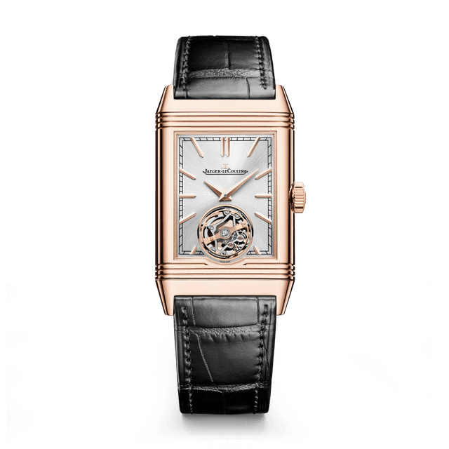 Pink Gold Men Watch Manual winding Reverso Tribute Small Seconds ...