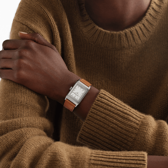 Stainless Steel Watch Manual Winding Reverso Tribute Monoface Q7168420 | Jaeger-LeCoultre