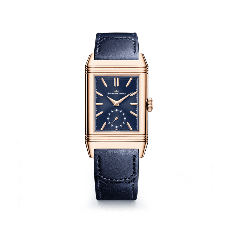 핑크 골드 남성 워치 매뉴얼 와인딩 리베르소 트리뷰트 스몰 세컨즈 Q3982590 | 예거 르쿨트르