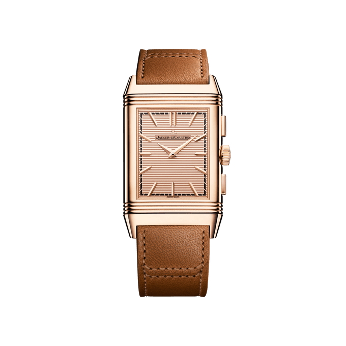 Rose Gold Men Watch Manual winding Reverso Tribute Chronograph Q389256J ...