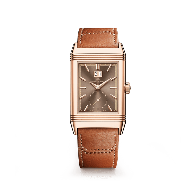 Rose Gold Reverso Tribute Geographic Man Watch Q714256J | Jaeger-LeCoultre