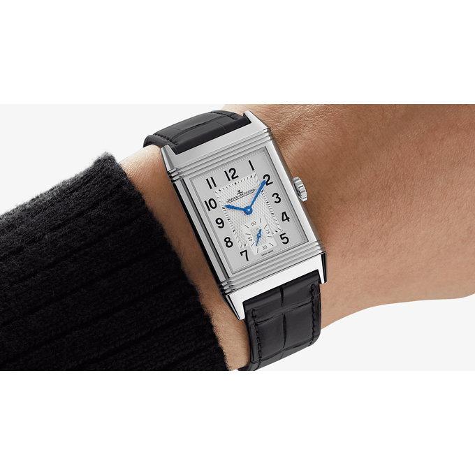 Stainless Steel Men Watch Manual winding Reverso Classic Large Small ...