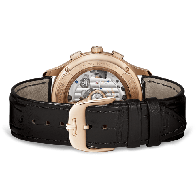 Rose Gold Men Watch Automatic, Automatic winding Master Control ...