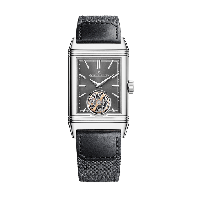 Stainless Steel Men Watch Manual winding Reverso Tribute Duoface ...