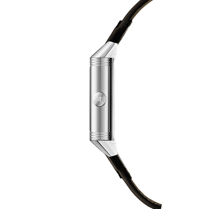 Stainless Steel Men Watch Manual winding Reverso Classic Large Duoface ...