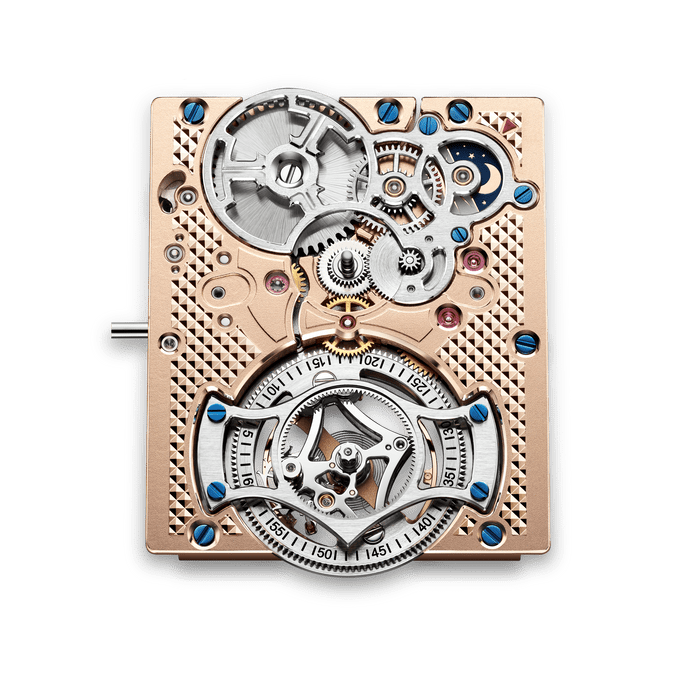 Pink Gold Men Watch Manual winding Reverso Tribute Duoface Tourbillon ...