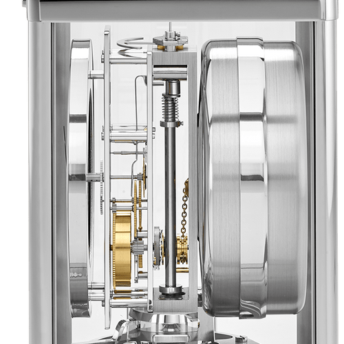 Rhodium-plated brass Unisex Watch Perpetual movement Atmos Classique ...